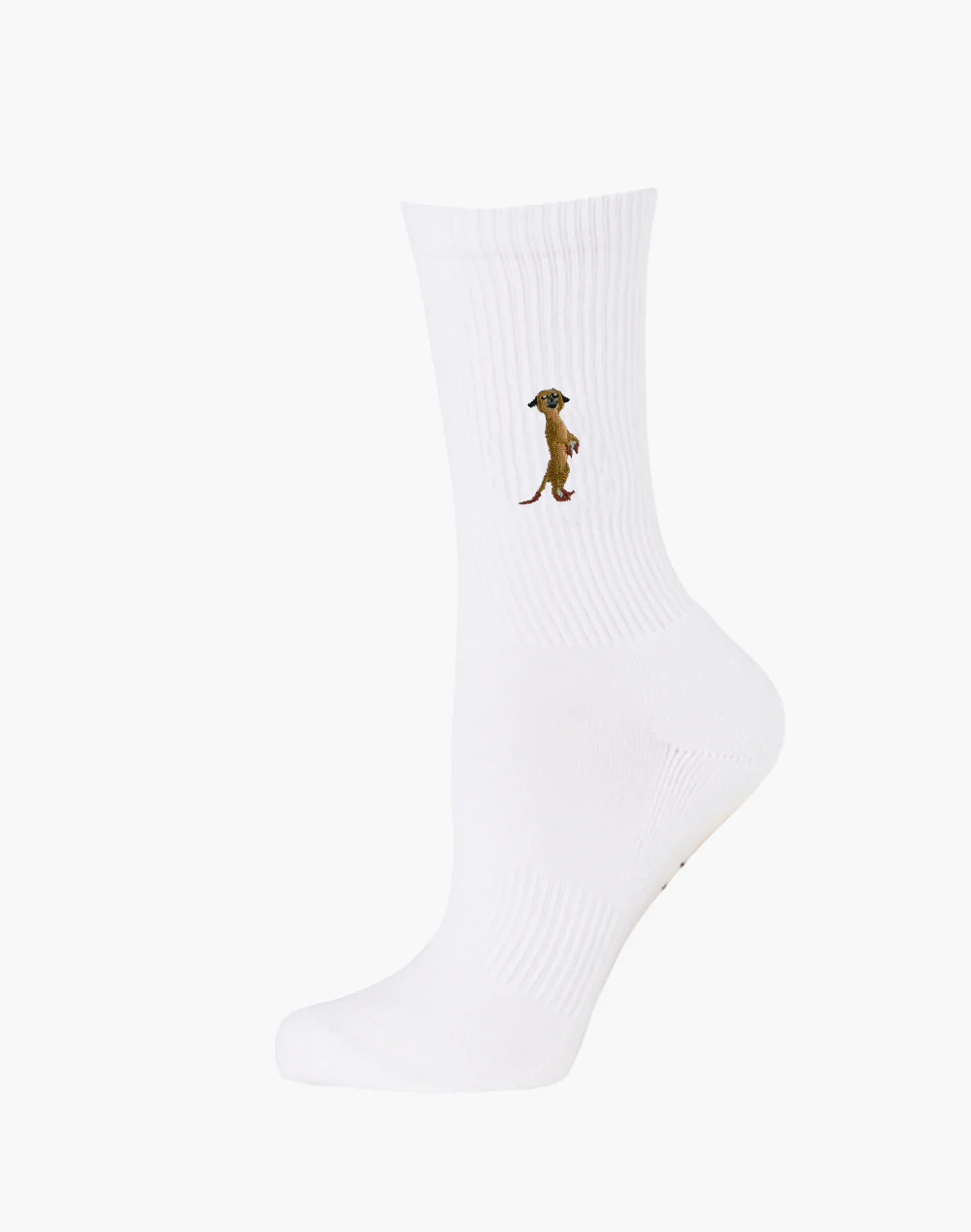 Meerkat Zoo Conservation Athletic Women's Bamboo Crew Socks | Bamboozld