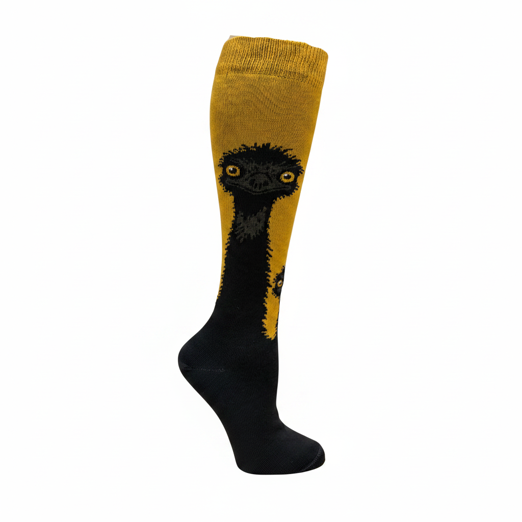 Knee High Emu Sock| The Sockery