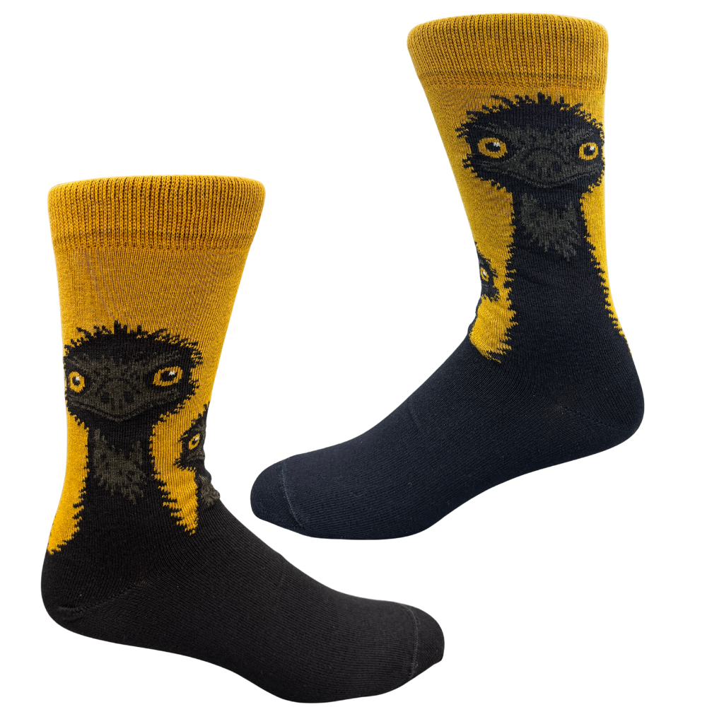 Emu Family Cotton Crew Dress Sock - Made in Australia - The Sockery