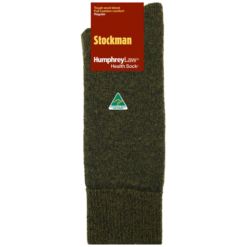 Stockman Work Socks - Aussie Made Wool Comfort