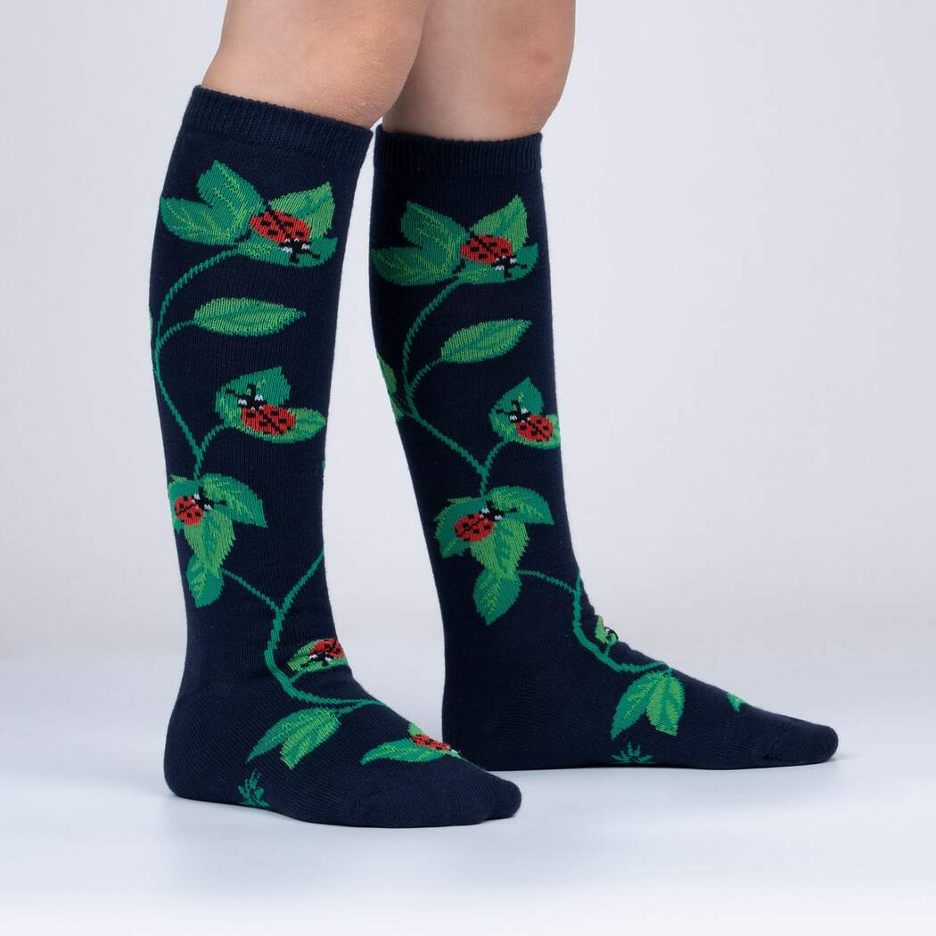 Luck Be A Lady Bird Ladybug Kid's Knee High Socks