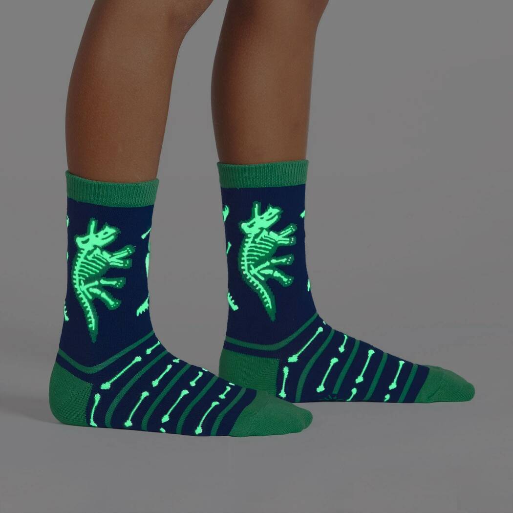Arch-Eology Kids Crew Sock - 3 Pack - Glow in the Dark – The Sockery